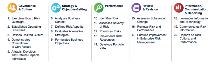 COSO 2017 Principes met betrekking tot performance | Naris